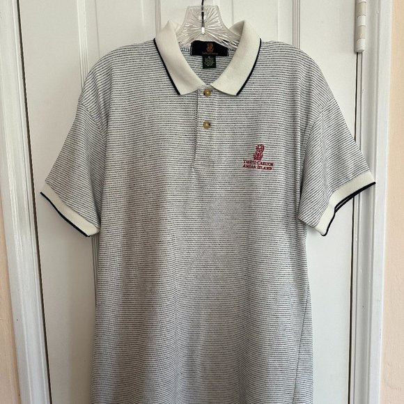 Ritz Carlton | Shirts | Ivorynavytipped Polo Shirt Ritz Carlton Amelia ...
